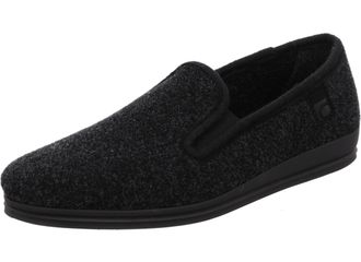 Rohde Herren Hausschuh Slipper geschlossen Weite G 1/2 Lillestrom 2603, Größe:43 EU, Farbe:Schwarz