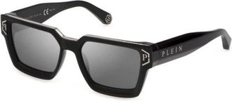 Philipp Plein Homme, Accessoires, Noir, Taille: 57 MM Spp005M 700X Lunettes de soleil