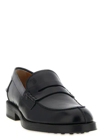 Tod's Smooth Calf Leather Loafer - Black