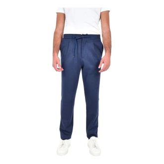 Drumohr Homme, Pantalons, Bleu, Taille: 2XL Pantalon Slim-fit