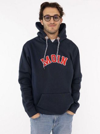 Zwillingsherz Hoodie MOIN Classic Kapuze mit Kordelzug, Tasche vorn, Stickerei
