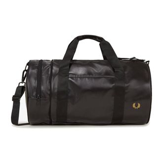 Fred Perry unisex, Sacs, Noir, Taille: ONE Size Tonal Barrel Bag