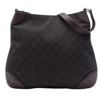 Gucci Pre-owned Denim Schultertasche - - Pre-owned - Damen - Braun - ONE SIZE
