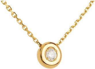 Edenly Diamantcollier Kelch in Gelbgold