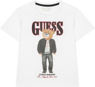 Guess T-Shirt L6RI11 K8HM4 Wei&szlig; Regular Fit