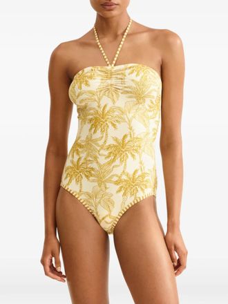 Eres Womens Ailleurs Bustier Floral-Print Swimsuit Ss26 W