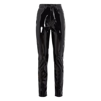 Philipp Plein Super High Waist Jegging - - Trousers - Damen - Schwarzk - W28