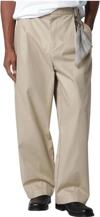 Darkpark Darkpark, Homme, Pantalons, Beige, Taille: L Davide Wide-Leg Pantalons