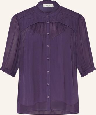 BA&SH Ba&Sh Bluse Olie Mit R&uuml;schen lila