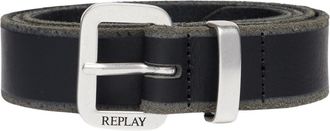 Replay Herren G&uuml;rtel Vintage-Optik, Black 0098 (Schwarz), 105 cm