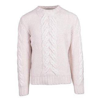 KANGRA Maglione Intrecciato Girocollo - - Knitwear - Herren - Beige - L
