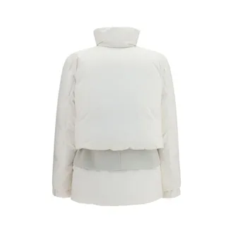 sacai Double-Padded Hybrid Jacket - White