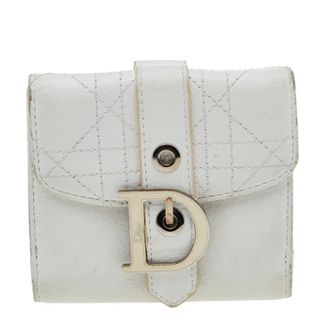 Dior Pre-owned Leder Portemonnaies - - Pre-owned - Damen - Wei&szlig; - ONE SIZE