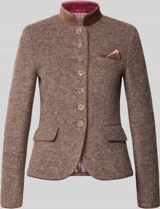 White Label Slim Fit Blazer aus Lanawoll-Mix