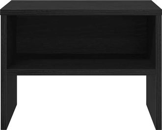 Generic Moderner Nachttisch mit Offenem Ablagefach, Minimalistischer Nachttisch aus Holzwerkstoff, Elegante Schlafzimmer-Akzentm&ouml;bel f&uuml;r die Schlafzimmerdekor