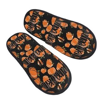 Generic Pantoufle Bonjour Citrouille Slippers Confort Hiver Chausson Pour Unisex Chambre Ext&eacute;rieur L