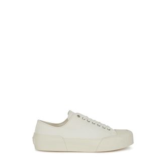 Jil Sander Schn&uuml;r-Sneakers mit niedrigem Schaft - - Shoes - Herren - Beige - 39 EU