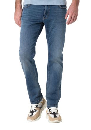 Timezone Herren Jeans Slim EDUARDOTZ - Slim Fit - Blau - Posh Blue Wash Stretch, Gr&ouml;&szlig;e:33W / 32L, Farbe:Posh Blue Wash 30052