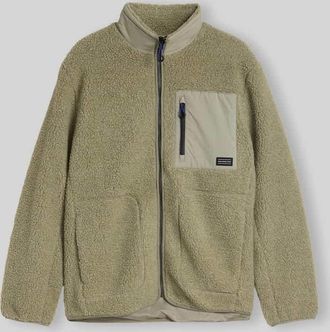 Tom Tailor Denim Teddyjacke mit Brusttasche