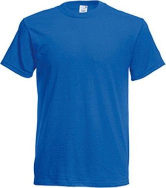 Fruit Of The Loom T-Shirt Original Full Coupe 61-082-0 - Bleu - Medium