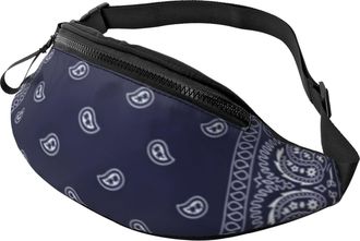 Generic Brustbeutel Stylisch Brusttasche S&uuml;dwestliches Bandana Pai-Sley Multifunktionale Waist Fanny Pack F&uuml;r Camping Aktivit&auml;ten Running 14X35Cm