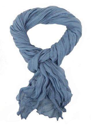 Ella Jonte Herrenschal leichter Schal unifarben Blau Grau oder Braun f&uuml;r alle Jahreszeiten