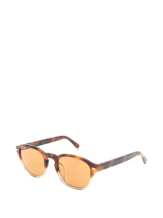 Brunello Cucinelli Womens Tortoiseshell-Effect Round-Frame Sunglasses Ss26 U