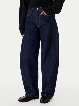 Tommy Jeans Jeans Ella DW0DW22617 Dunkelblau Barrel Fit