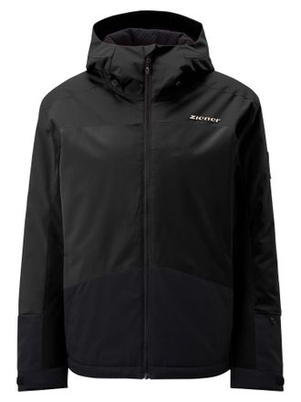 Ziener Skijacke ZIENER TARAINO-Z jacket man, Herren, Gr. 56, schwarz, Obermaterial: 100% Polyester; Futter: 100% Polyamid; Wattierung: 100% Polyester, Jacken