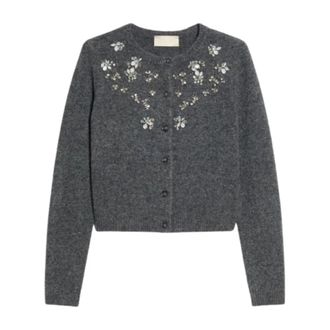 iBlues Ibldry Cardigan - - Knitwear - Damen - Grau - S