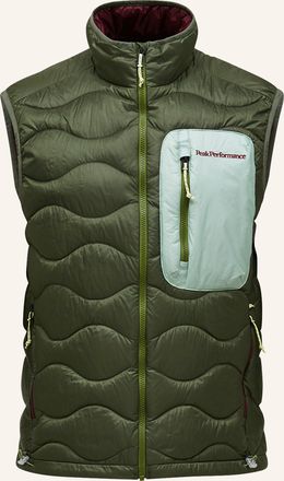 Peak Performance M Helium Utility Down Vest Daunenweste gruen