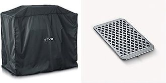 Severin Grillabdeckung SEVO GTS für SEVERIN SEVO (SMART CONTROL) GTS & Gusseisen-Rost für SEVERIN SEVO (SMART CONTROL)
