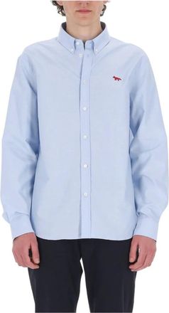 Maison Kitsun&eacute; Homme, Chemises, Bleu, Taille: M Formal Chemises