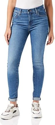 Levi's Femme 720 High Rise Super Skinny Jeans, Medium Indigo Worn In, 26W / 32L