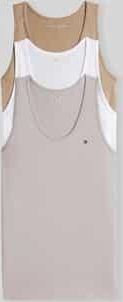 Tommy Hilfiger Regular Fit Tanktops aus reiner Baumwolle im 3-er-Pack