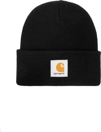 Carhartt Work in Progress Short Watch Hat - - Accessories - Herren - Schwarzk - ONE SIZE
