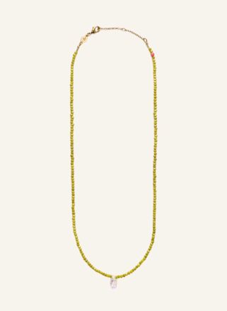 Anni Lu Anni Lu Halskette Cosmic Cactus Pale Olive By Glambou gold