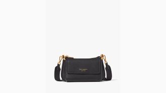 Kate Spade New York Double Up Umhängetasche Aus Genarbtem Leder