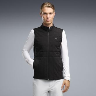 Puma CLOUDSPUN Fleece Hybrid Golfweste Herren, Kleidung, Schwarz, XXL