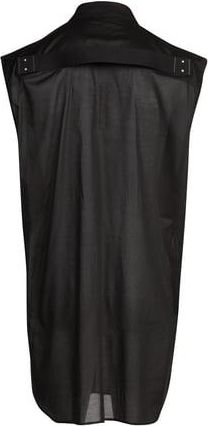 Rick Owens Chemise droite mi-longue en coton