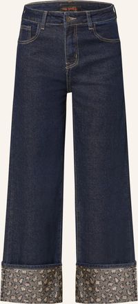 Miss Goodlife Miss Goodlife Jeans-Culotte Mit Schmucksteinen blau