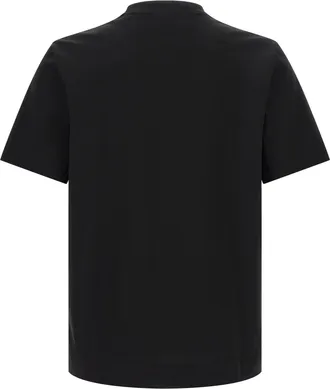 HUGO BOSS Graphic Mercerized Cotton T-Shirt - Black