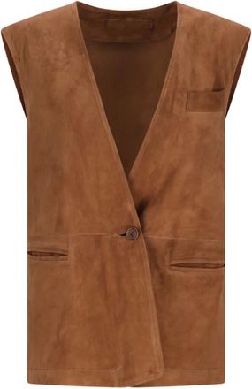 Salvatore Santoro Femme, Vestes, Brun, Taille: 38 FR Giacca