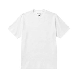 Yohji Yamamoto Grafisches T-Shirt mit kurzem Arm - - Tops - Damen - Wei&szlig; - M