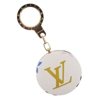 Louis Vuitton Porte-cl&eacute;s en toile Pre-owned - Femme - Pre-owned - Blanc - Taille: ONE Size