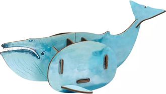 Werkhaus WE 2072 Stiftebox Wal - gro&szlig;er Stiftehalter aus Holzwerkstoff, 6 F&auml;cher Schreibtisch Organizer f&uuml;r Kinderzimmer B&uuml;ro Schule Homeoffice - Made in Germa