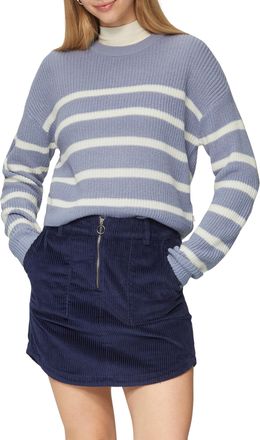 QS by s.Oliver Verkürzter Pullover mit Raglanärmeln