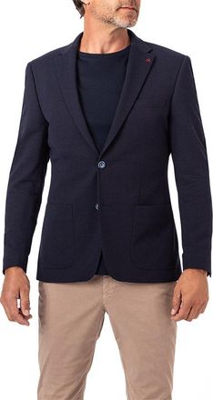 Roy Robson Herren Sakko blau Jersey