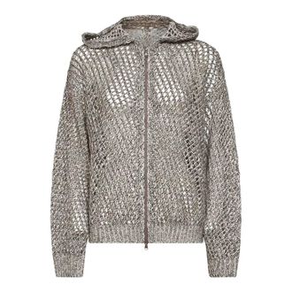 Brunello Cucinelli Damen, Sweatshirts & Hoodies, Braun, LGr&ouml;&szlig;e