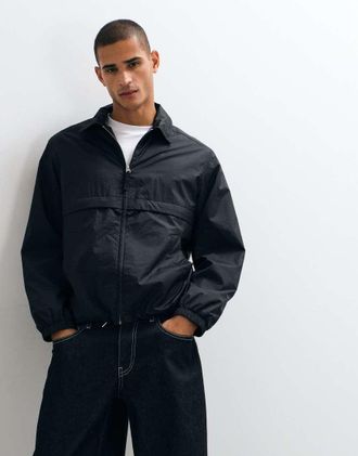 Arket veste coach en nylon noire